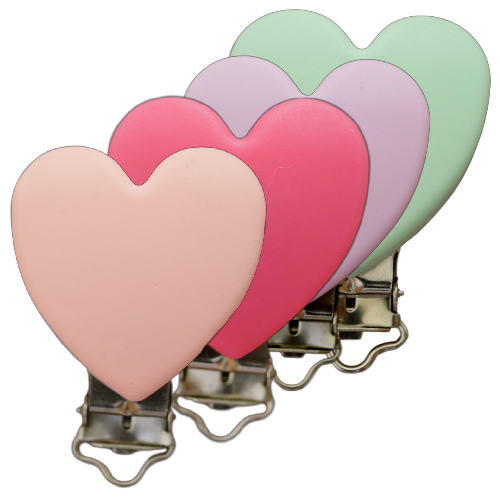 Hjerte Silicone Clips - Clips - Altermuligt